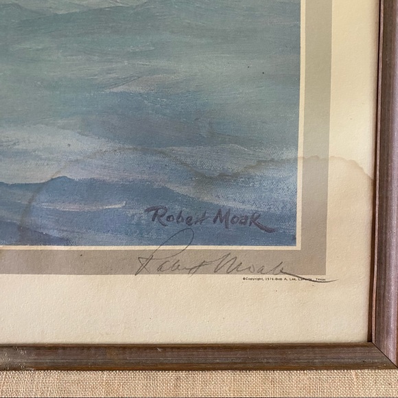 Art | Robert Moak Original Print Signed By Robert Moak 32x29 | Poshmark
